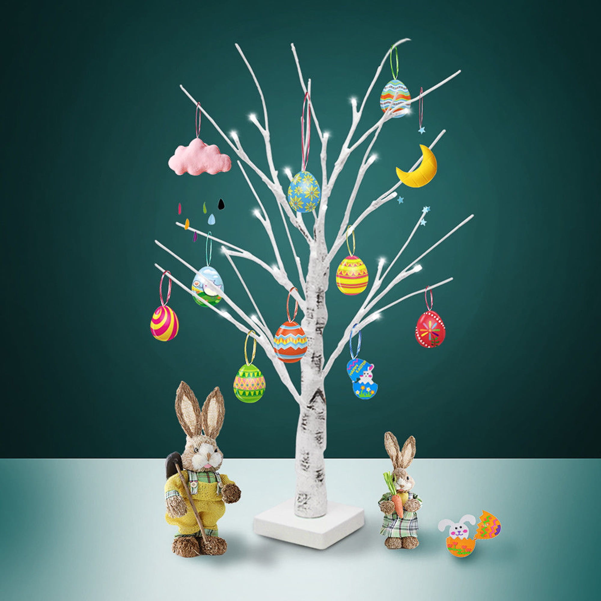 White Easter Egg Tree