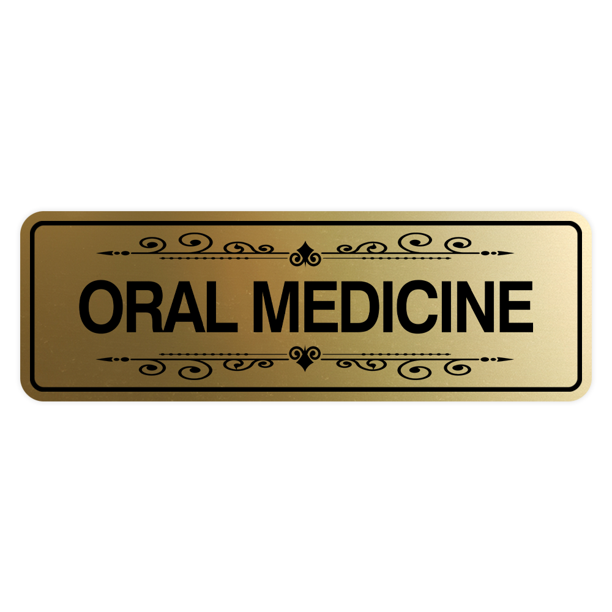 Signs ByLITA Standard Oral Medicine Tooth Graphic Dentist Office Decor ...