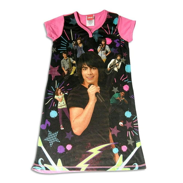 Camp - Camp Rock by Disney - Big Girls Short Sleeve Nightshirt BLACK ...