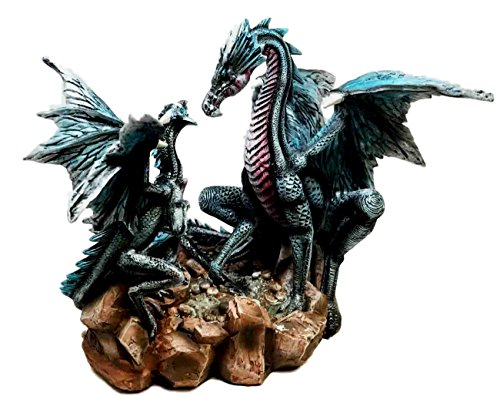 LARGE ANCIENT VOLVAGIA DRAGON FAMILY UNIT SCULPTURE COLLECTIBLE ...