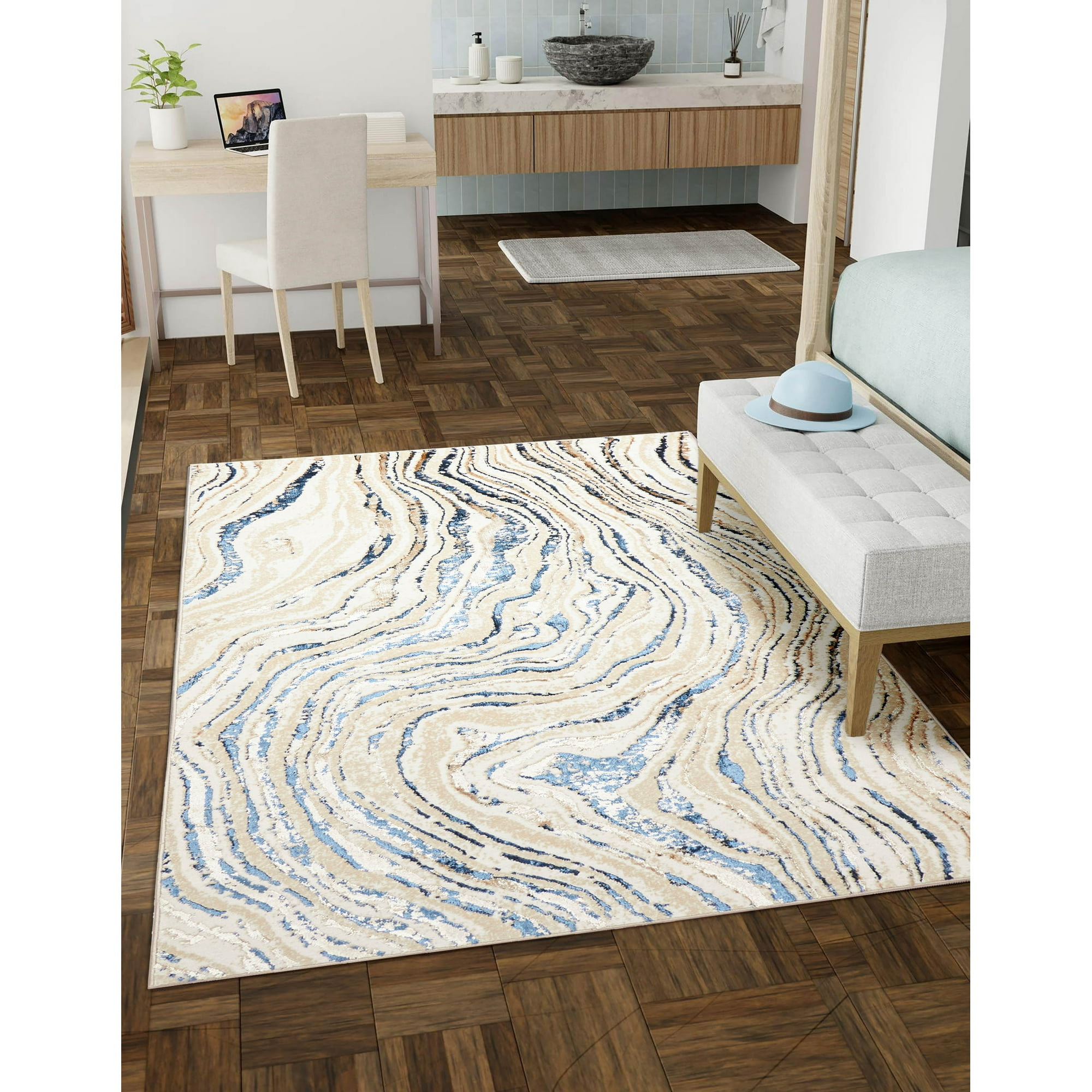 Click here for Ecarpet Mercan Contemporary/Modern Area Rug For Li... prices
