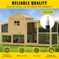 DWALE Hardware Cloth 48x100 ft, 1/2 inch black vinyl coated wire mesh ...