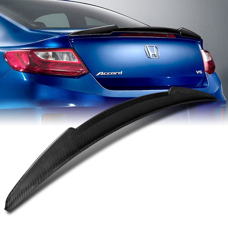 Buy For 2013-2017 Honda Accord Coupe 2DR V-Style Carbon Fiber Trunk Lid ...