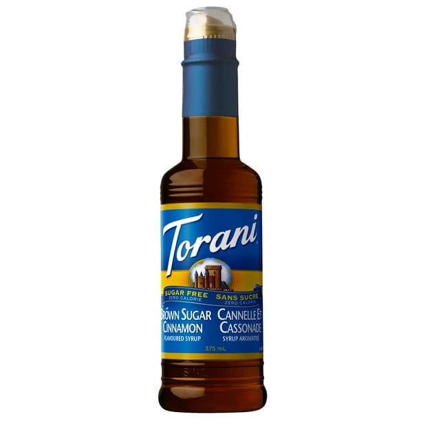 Torani Sugar Free Brown Sugar Cinnamon Flavoured Syrup, 375 mL - Walmart.ca