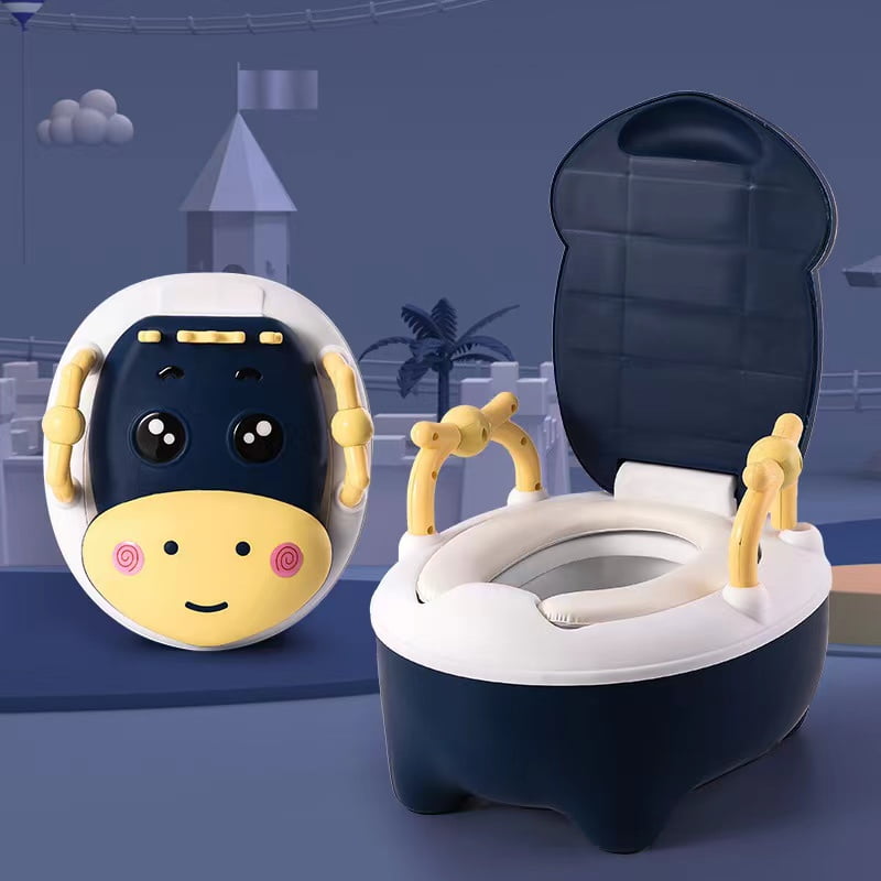 Children's Traing Toilet Baby Potty for 1~6 Ages with Soft Cushion ...
