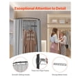 Portable Fitting Room, Dressing Room with Curtains - Privacy Changing ...