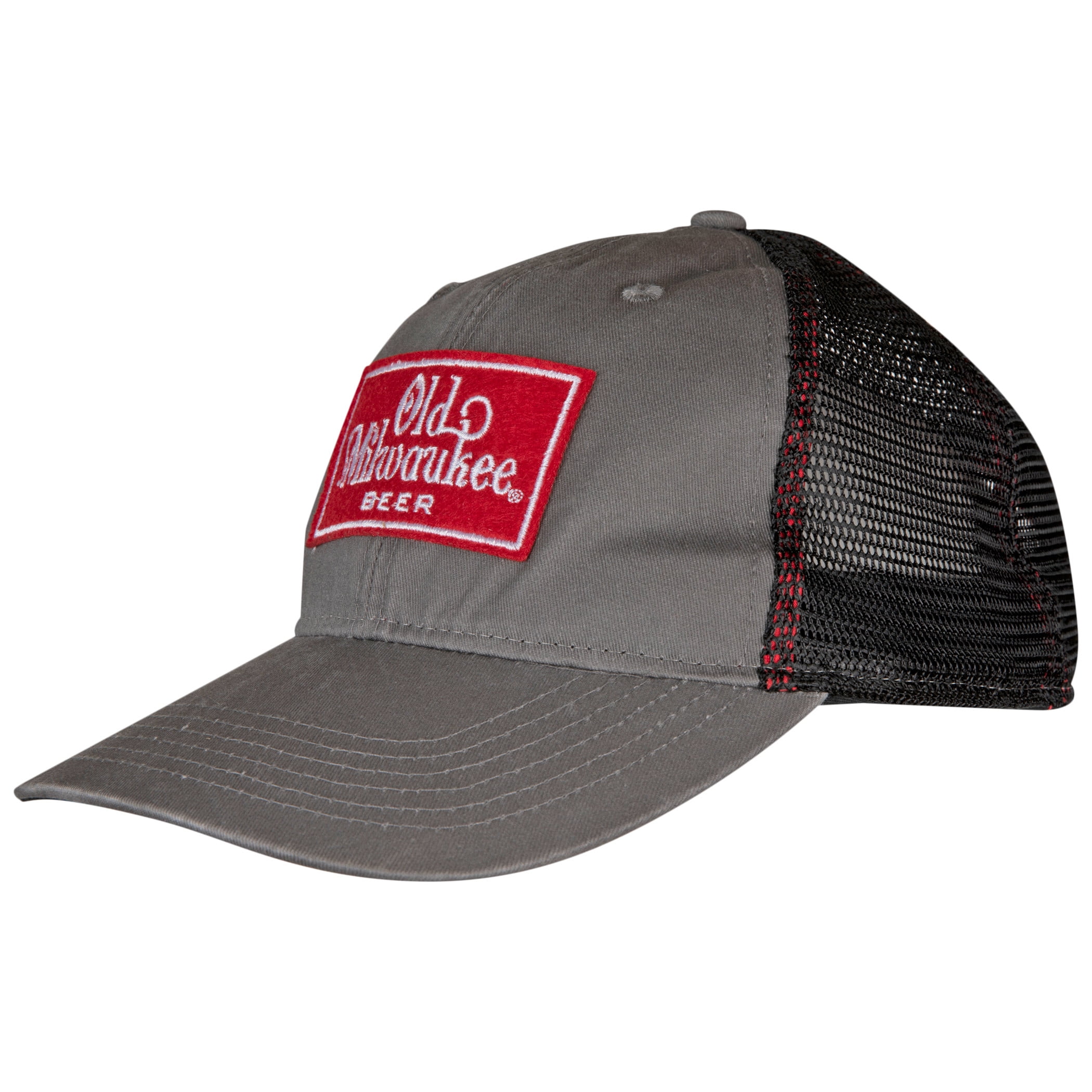 Old Milwaukee Beer Logo Pre-Curved Adjustable Trucker Hat - Walmart.com