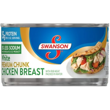 Swanson Premium White Chunk Chicken Breast (Pack of 18) - Walmart.com