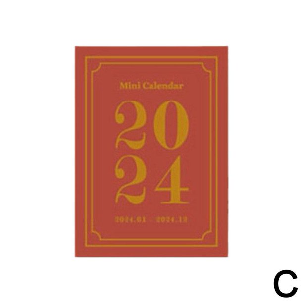 NEW Simple 2024 Calendar Mini Retro Narrative U9H9 - Walmart.ca