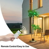 Outdoor Solar Powered LED Decorative Palm Trees for Patio and Christmas ...