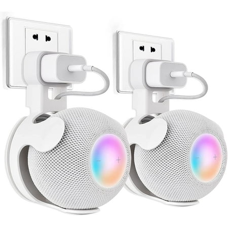HomePod Mini Wall Mount Holder, Outlet Mount Stand Hidden Cable ...