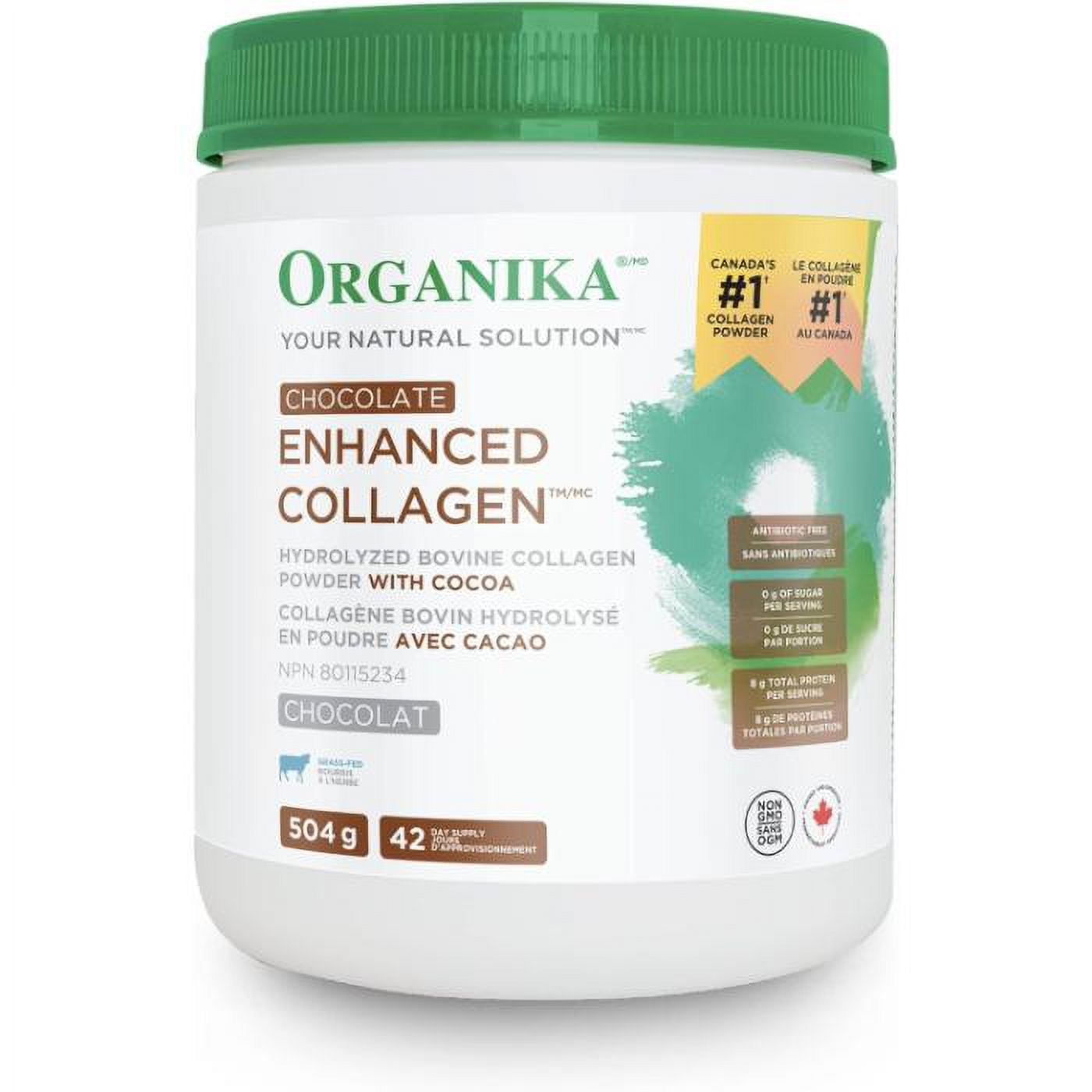 Click here for Organika - Chocolate Enhanced Collagen  504g 504 G... prices