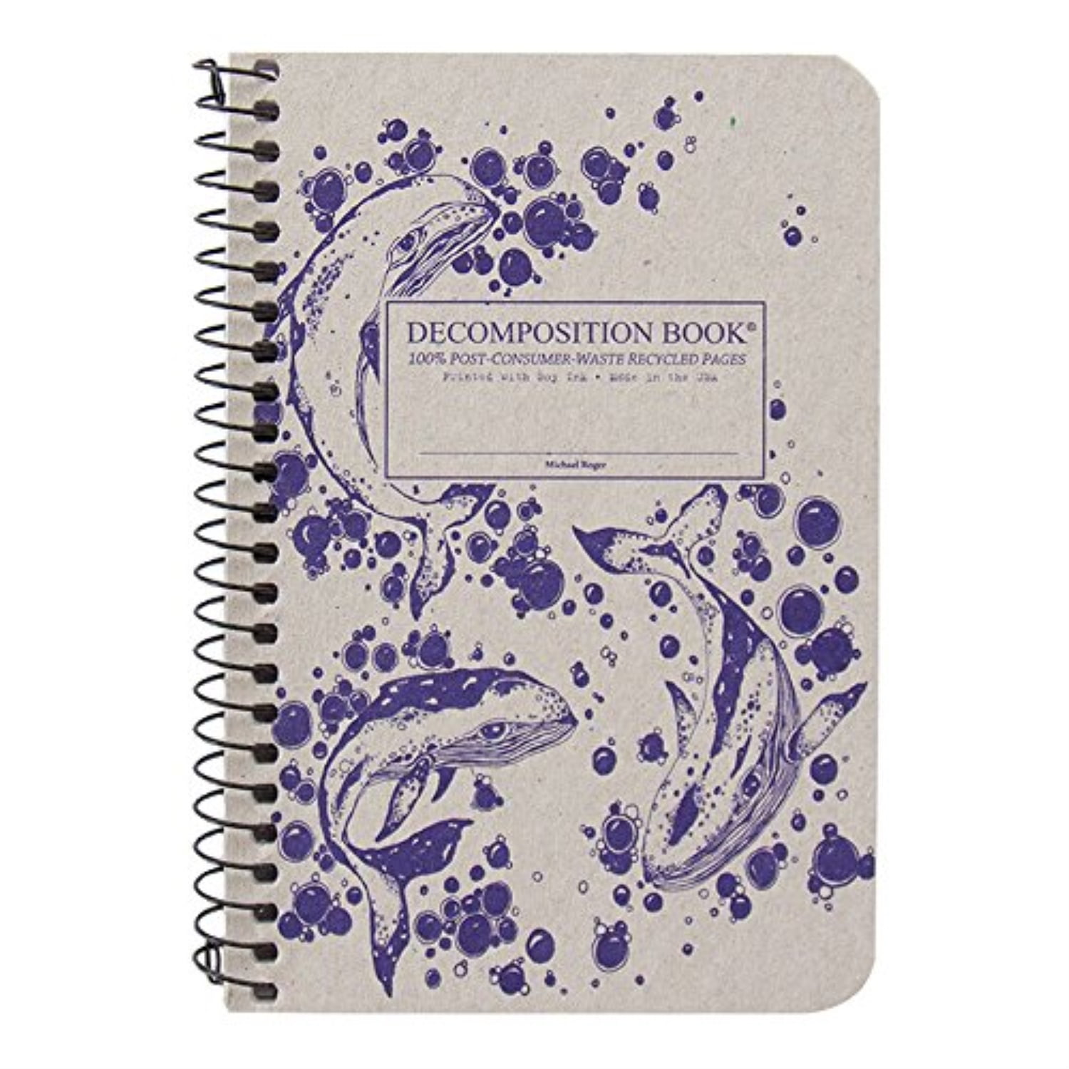 HUMPBACK WHALES POCKET DECOMPOSITION BOOK - MICHAEL ROGER INC. (COR ...