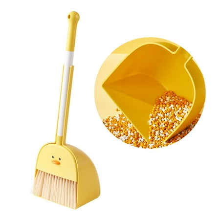 Children Broom Dustpan Set Kids Mini Broom Dustpan Set Children Cartoon ...