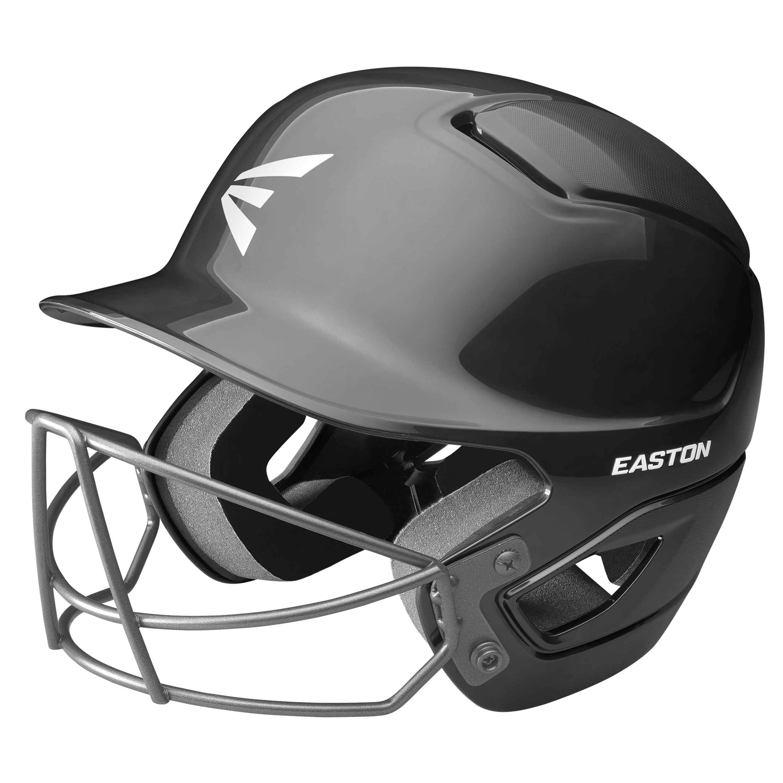 Easton Alpha Batting Helmet with Baseball/Softball Mask- M/L | Black ...