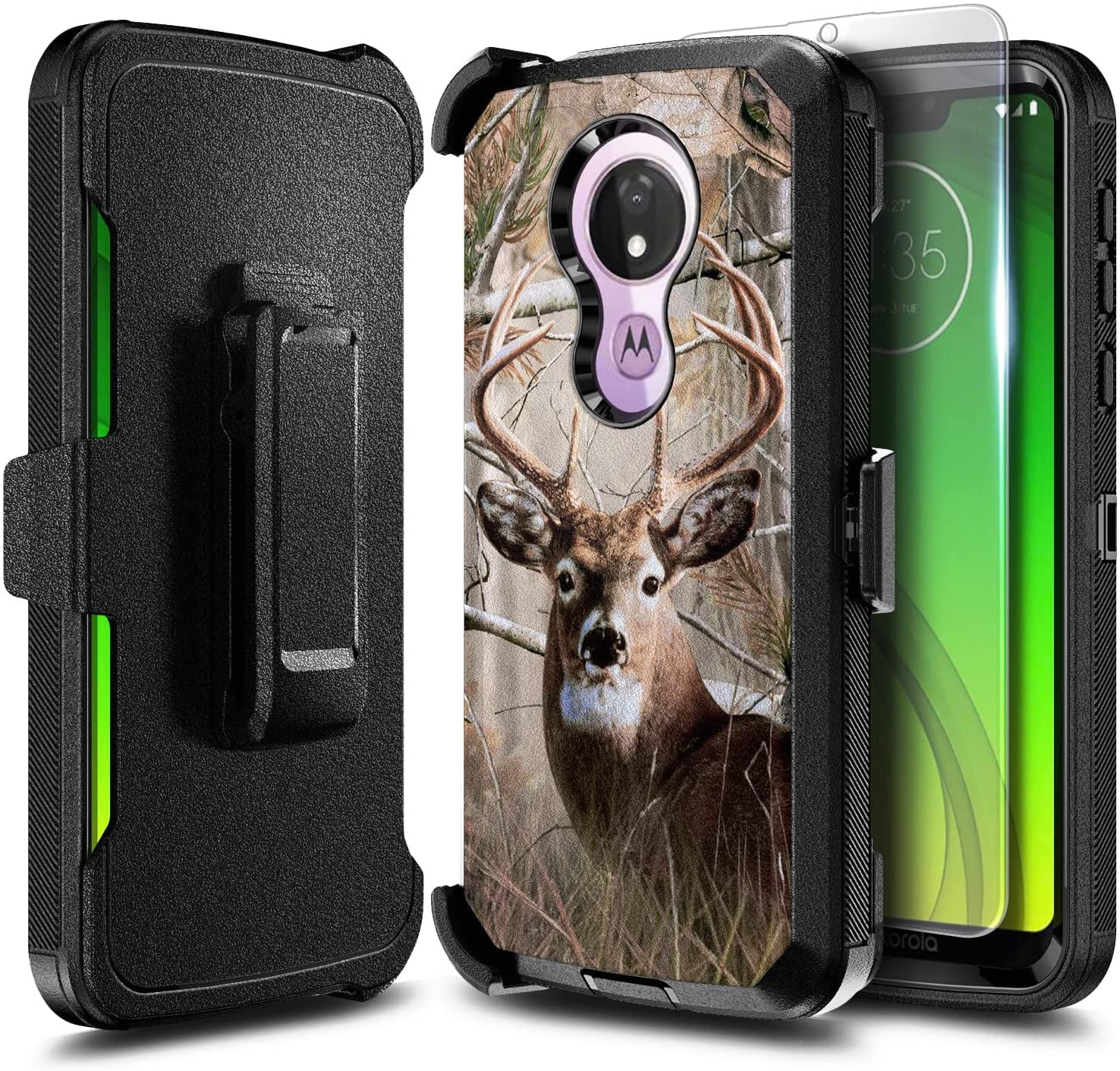 Nagebee Case for T-Mobile Revvlry, Moto G7 Play, Moto G7 Optimo ...