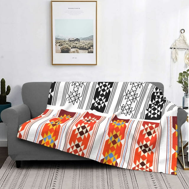 Vintage European Tradition Pattern Throw Blanket, Super Soft Anti ...