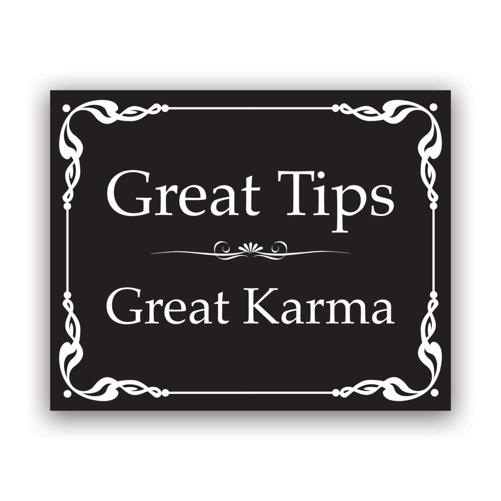 Great Tips Great Karma Sticker Decal - Self Adhesive Vinyl ...