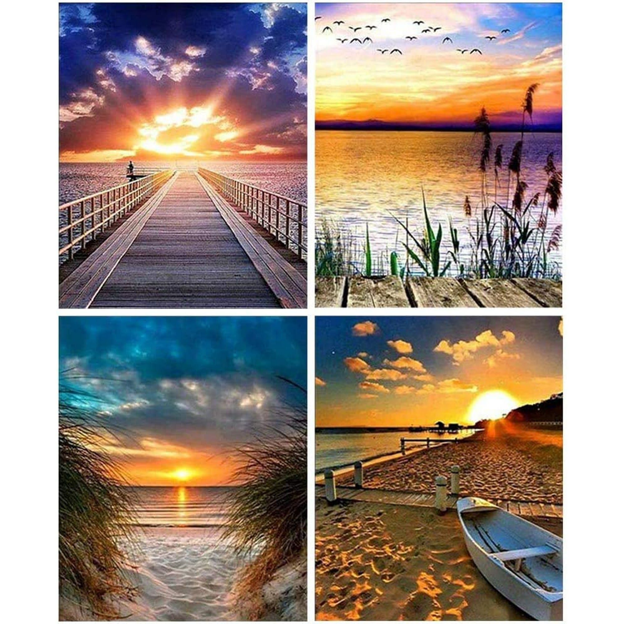 Click here for Rongmo 4 Packs Diy 5d Diamond Painting Kit For Adu... prices