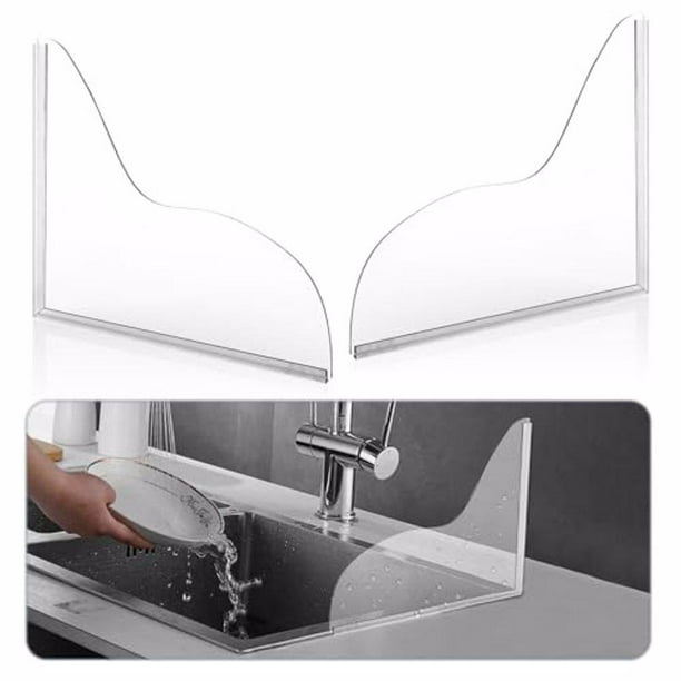 keepw 2piece Bathroom Splashes Sturdy And Durable Shower Spatter Guard ...