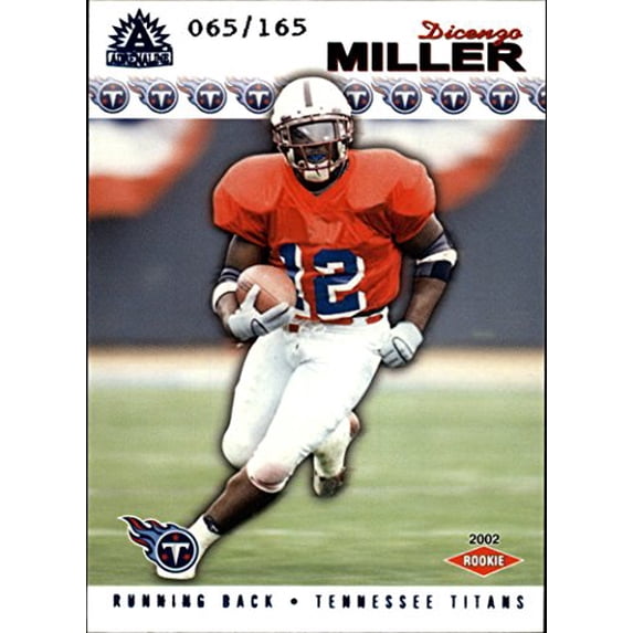 2002 Pacific Adrenaline Blue #281 Ladell Betts /165 NFL Football ...