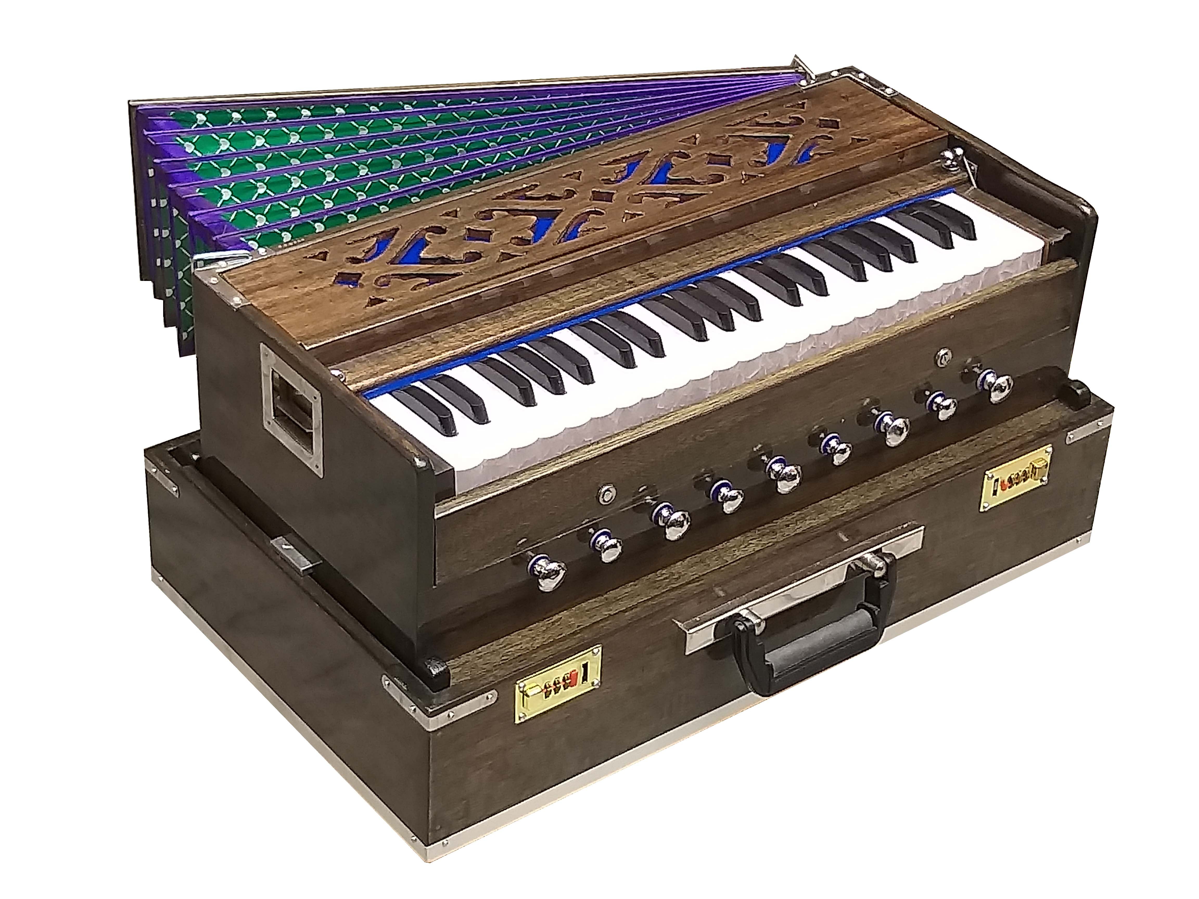 Harmonium Traveler~3½ Octave~9 Stops~Double Reeds~42 Keys~440 Hz ...
