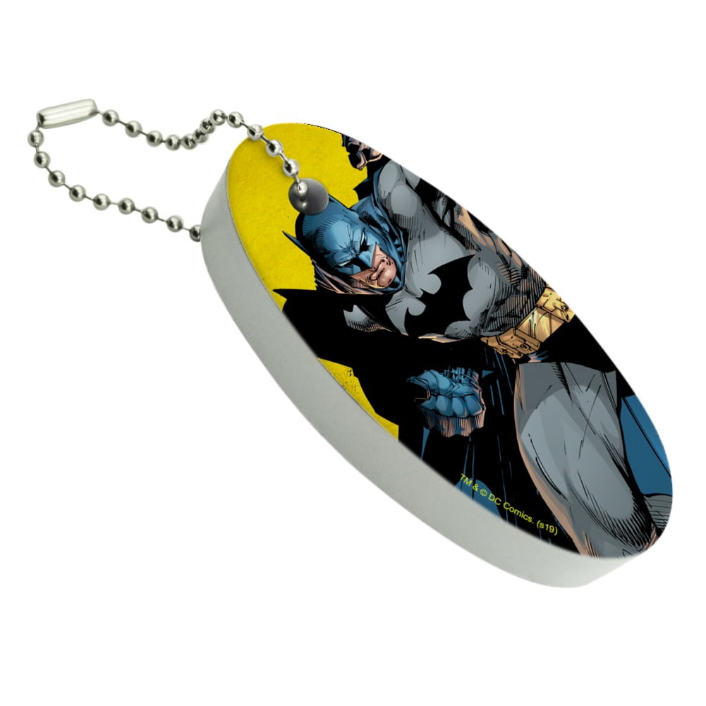 Batman Character Floating Keychain Oval Foam Fishing Boat Buoy Key ...