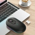Chicmine Bluetooth-compatible + 2.4G Dual Mode Wireless Mouse 800/1200 ...