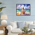 Stupell Industries Front Row to Paradise Black Framed Giclee Art ...