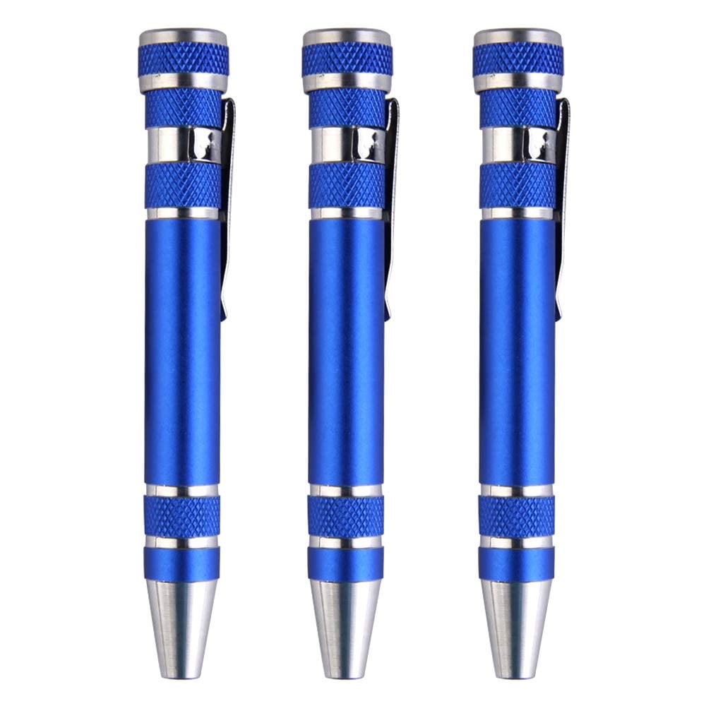 8 in 1 Mini Gadgets Repair Tools - Pocket Screwdriver Set - Barrel with ...