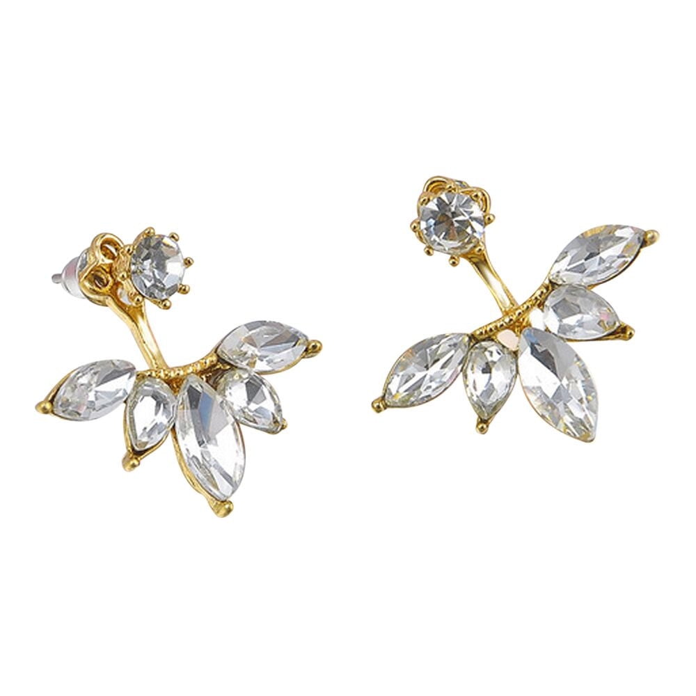 Click here for Riforla 1pair Fashion Women Rhinestone Ear Flower... prices