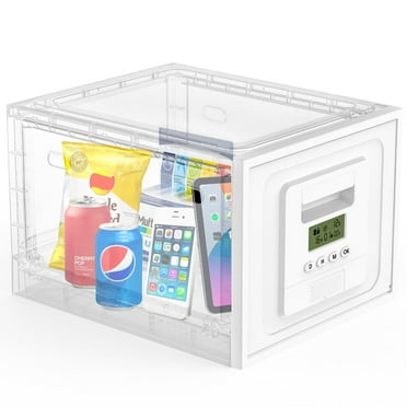 iDiskk Safe Lock Storage Box with Timer ,Self-Control Lockable Storage ...