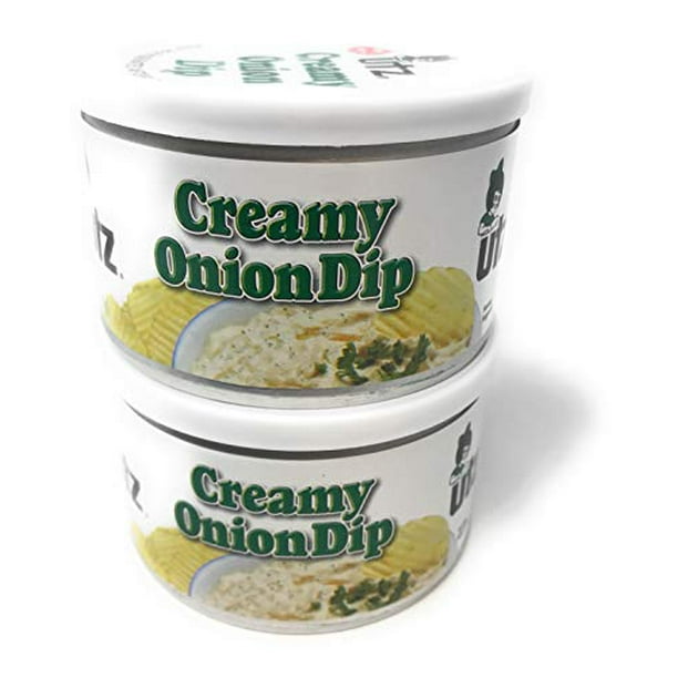 Utz Creamy Onion Dip 8.5 oz. Can (2 Cans) - Walmart.com