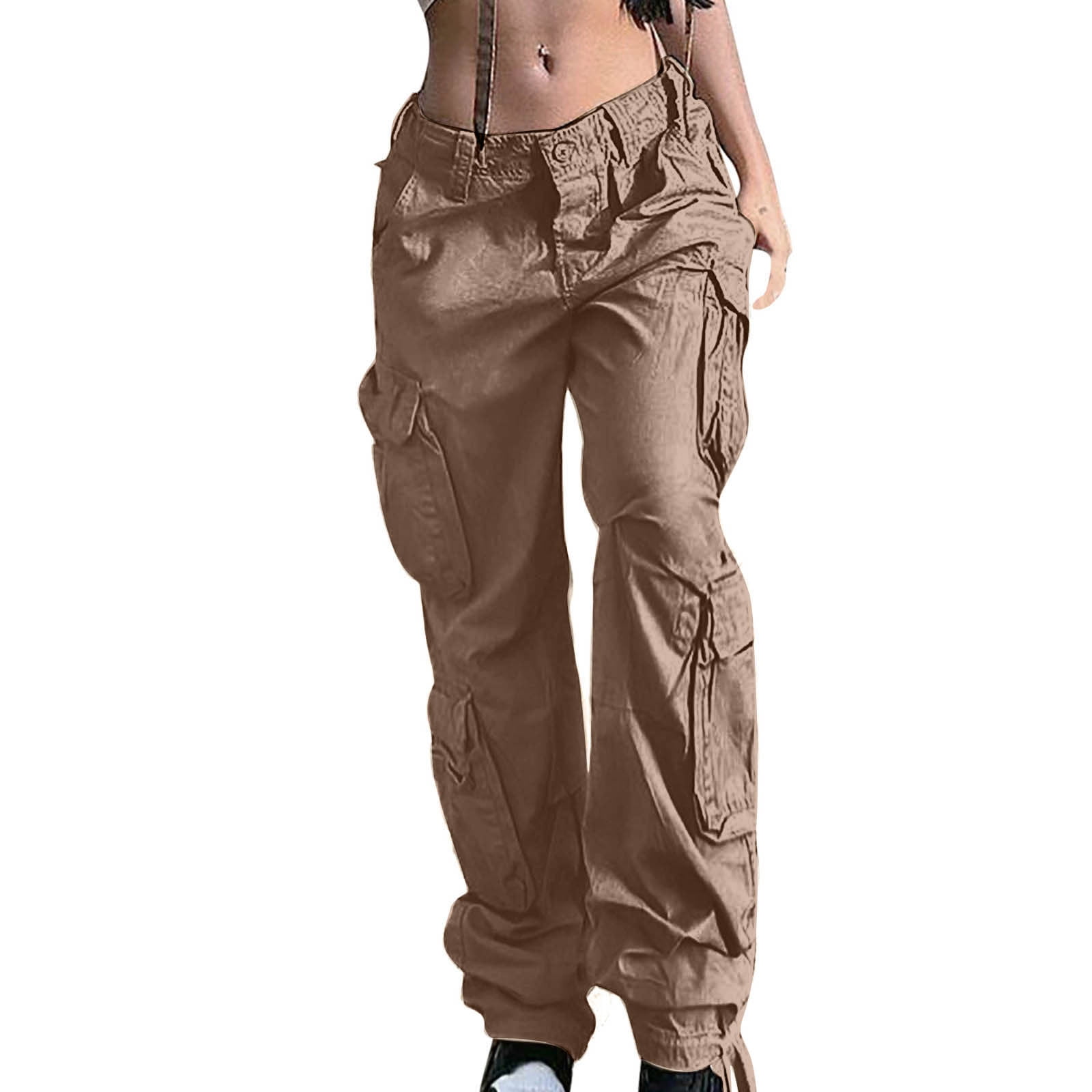 Click here for Timegard Womens Cargo Pants Elastic Waisted Button... prices