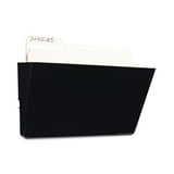 Universal Wall File, Add-on Pocket, Plastic, Black -UNV08122 - Walmart.com
