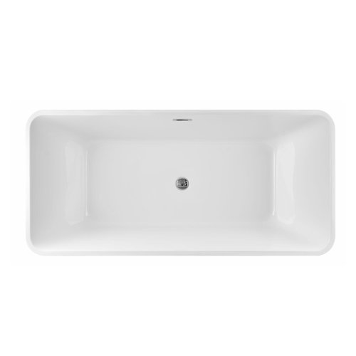 PULSE Tubs White 100% Acrylic Freestanding Tub - Walmart.com