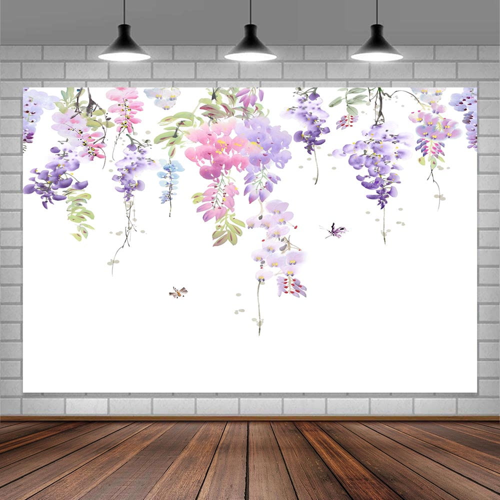 Spring Floral Photo Backdrop Flower Wedding Bridal Shower Birthday ...