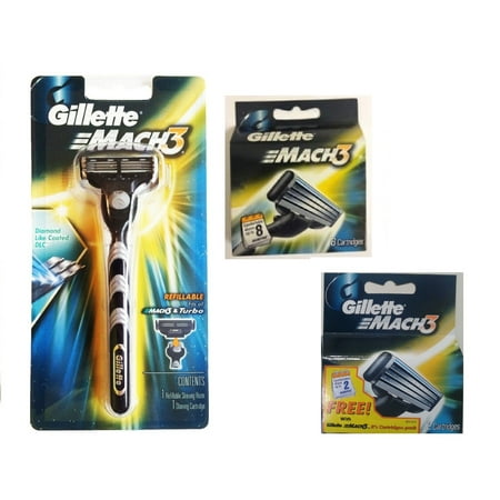 Gillette Mach3 Razor + Gillette Mach3 Refill Cartridges, 8 Ct. - Walmart.ca
