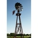 Decorative Bronze Powder Coated Metal Backyard Windmill - Walmart.com