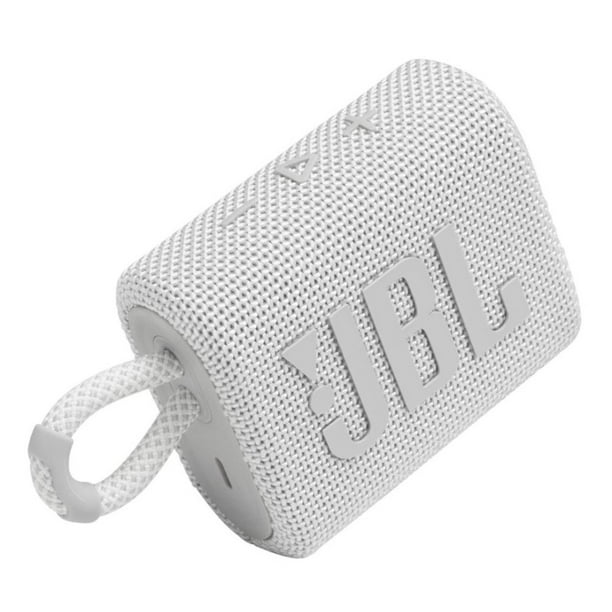 Bocina Bluetooth JBL Go 3 Impermeable Blanco GO 3 Impermeable Blanco | Walmart en línea