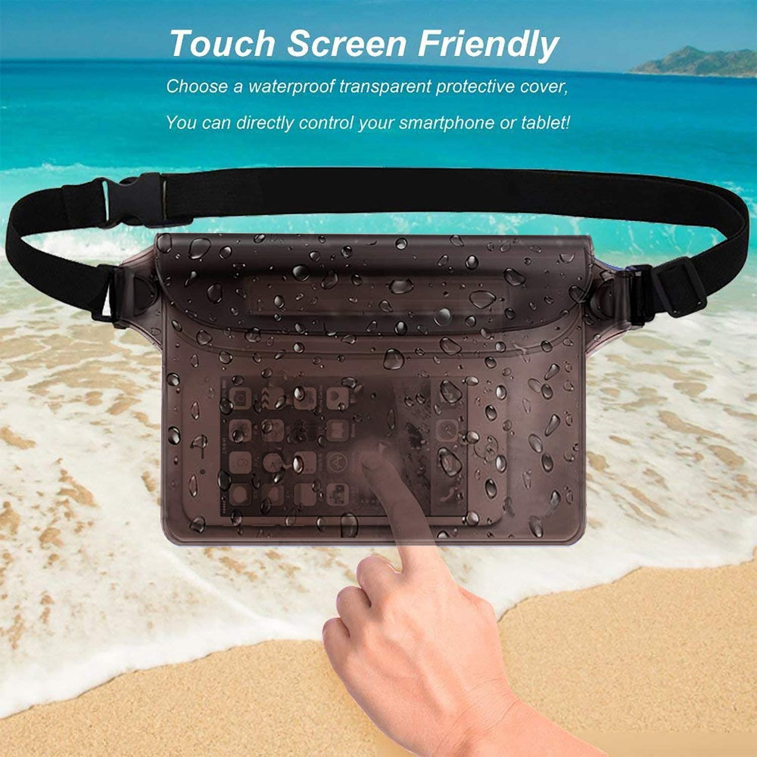 Tonando Waterproof Bags with Waist Shoulder Strap Best Dry Pouch Case ...