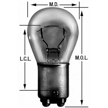 Fed Mogul/ Champ/ Wagner/ Anco #BP3057 2PK Miniature Replacement Bulb ...