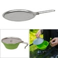 Camping Bowl Lid, Outdoor Bowl Cover, Tableware Utensil Portable ...