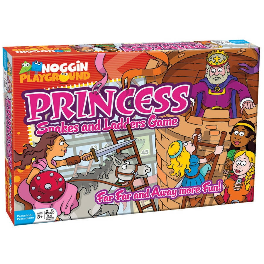 Princess Snakes and Ladders Game, by Noggin Playground - Walmart.com