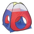 4 in 1 Kids Play Tent with Tunnels & Ball Pit, Collapsible Indoor ...