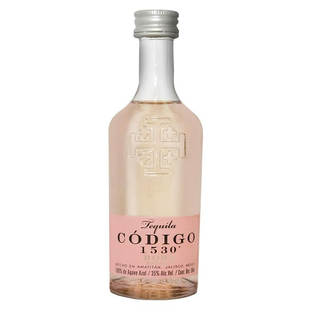 Pack de 4 Tequila Codigo 1530 Rosa Blanco 50 ml | Walmart en línea