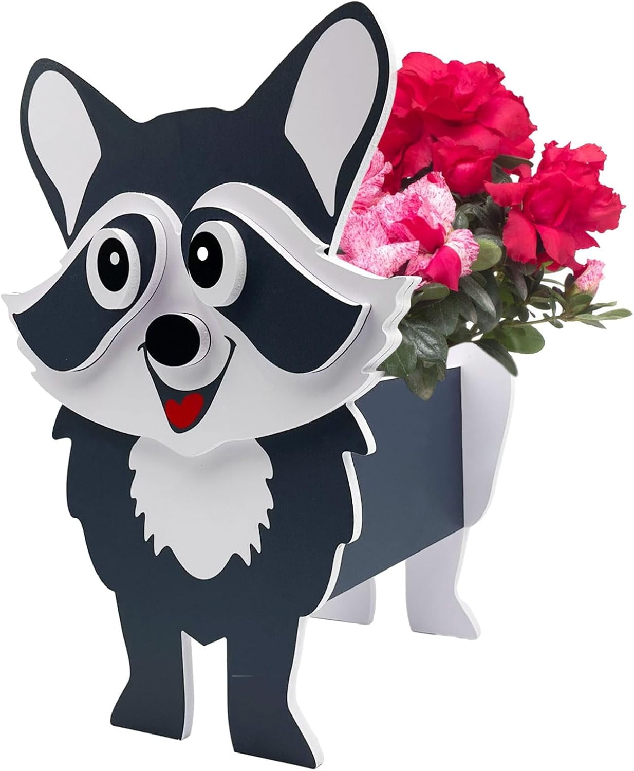 TRAHOO-Animal Planter Pot for Outdoor Plants-15x9 Inch Animal Shaped ...