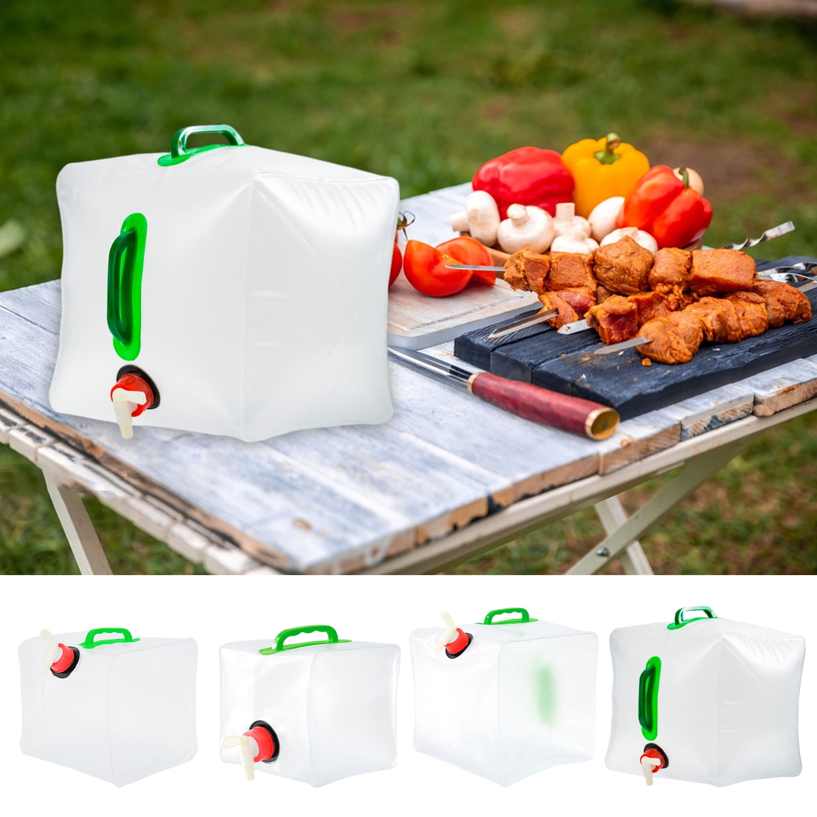 Large Capacity Water Carrier Bags - 2Pcs BPA Free Food Grade Water ...
