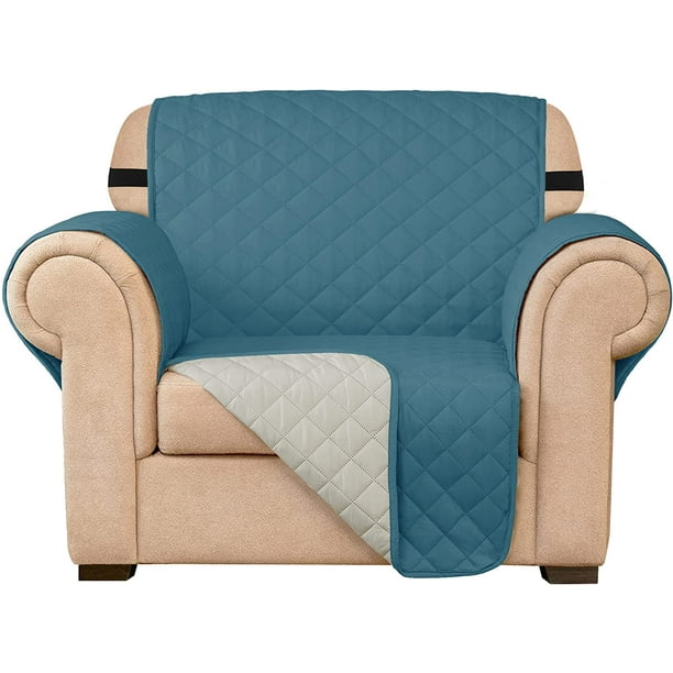 Subrtex Reversible Sofa Slipcover Quilted Couch Cover,XL Chair ...