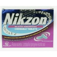 Nikzon Hemorrhoid Relief Tablets, 90 Chewable Tabs, Anti Inflammatory ...